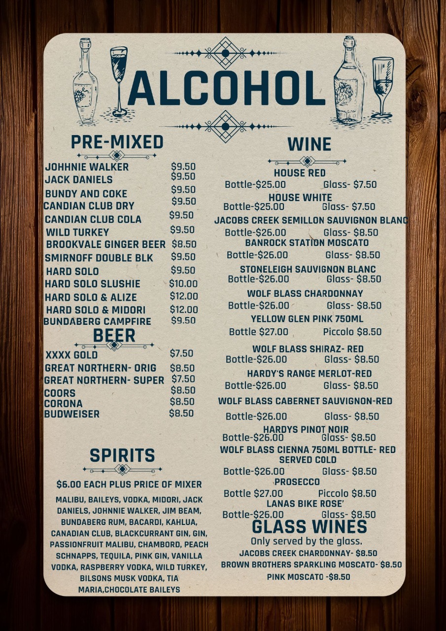Food Menus :: Bosshoggs Steakhouse